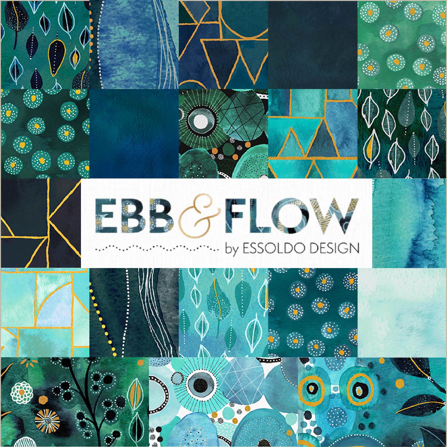 Ebb & Flow Fabrics by Essoldo Design with Windham Fabrics – Mx Domestic