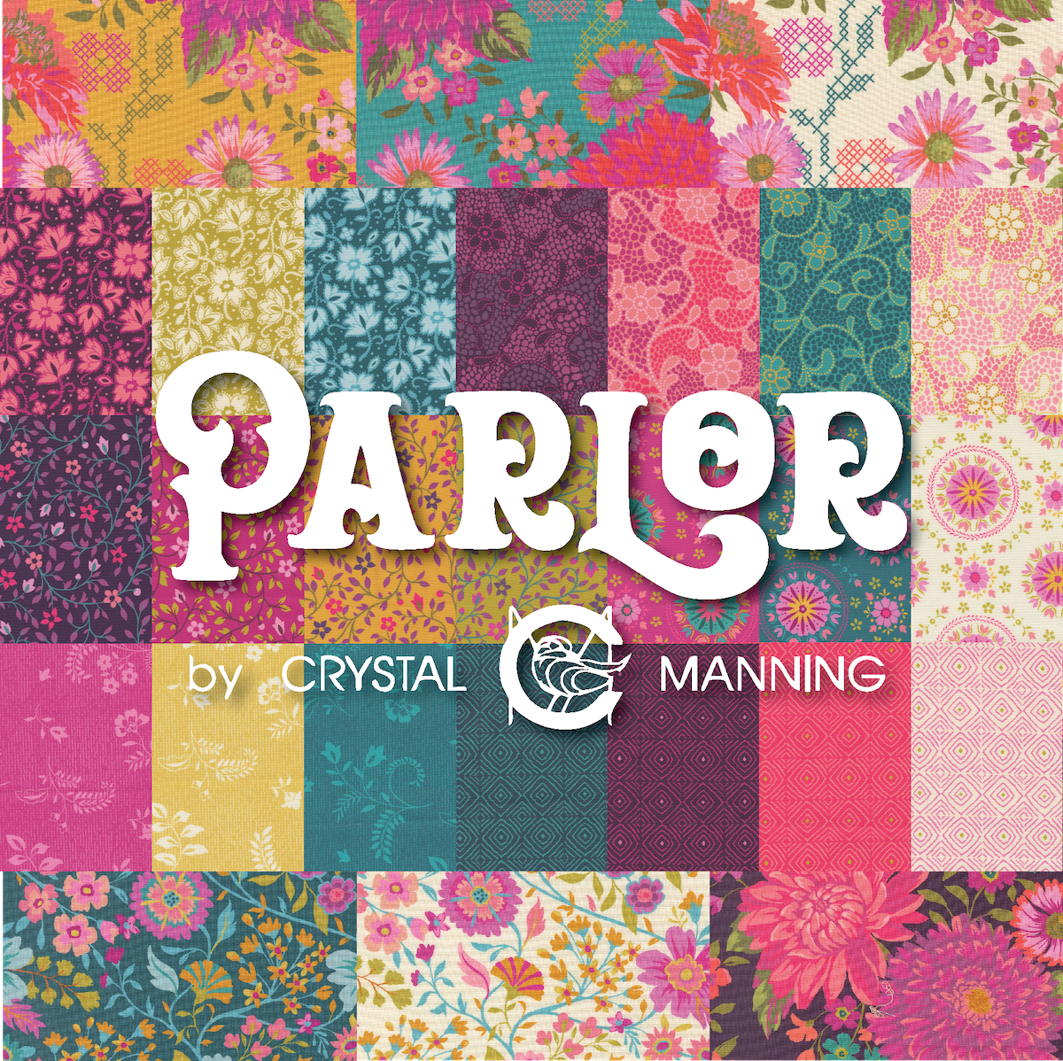 Parlor by Crystal Manning with Moda Fabrics – Mx Domestic