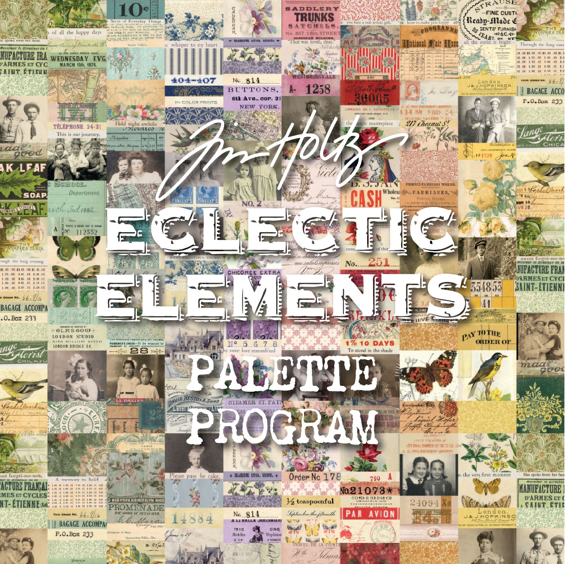 Eclectic Elements Palette Program by Tim Holtz with Free Spirit Fabric ...