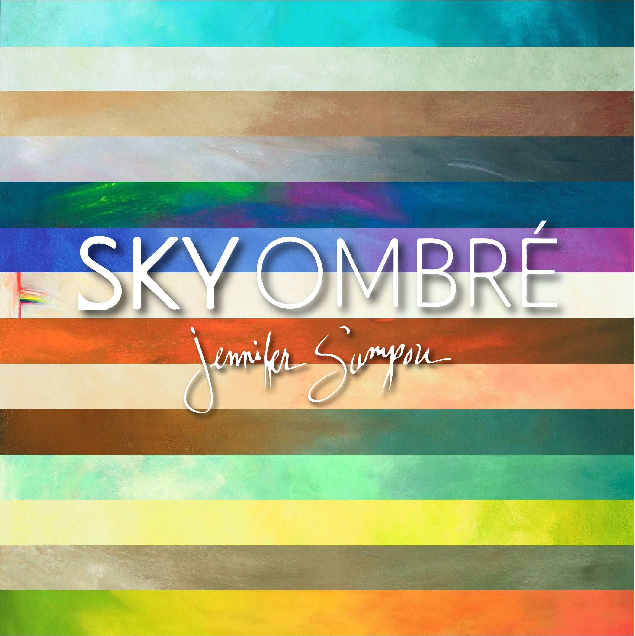 Sky Ombre Fabric by Jennifer Sampou with Robert Kaufman – Mx Domestic