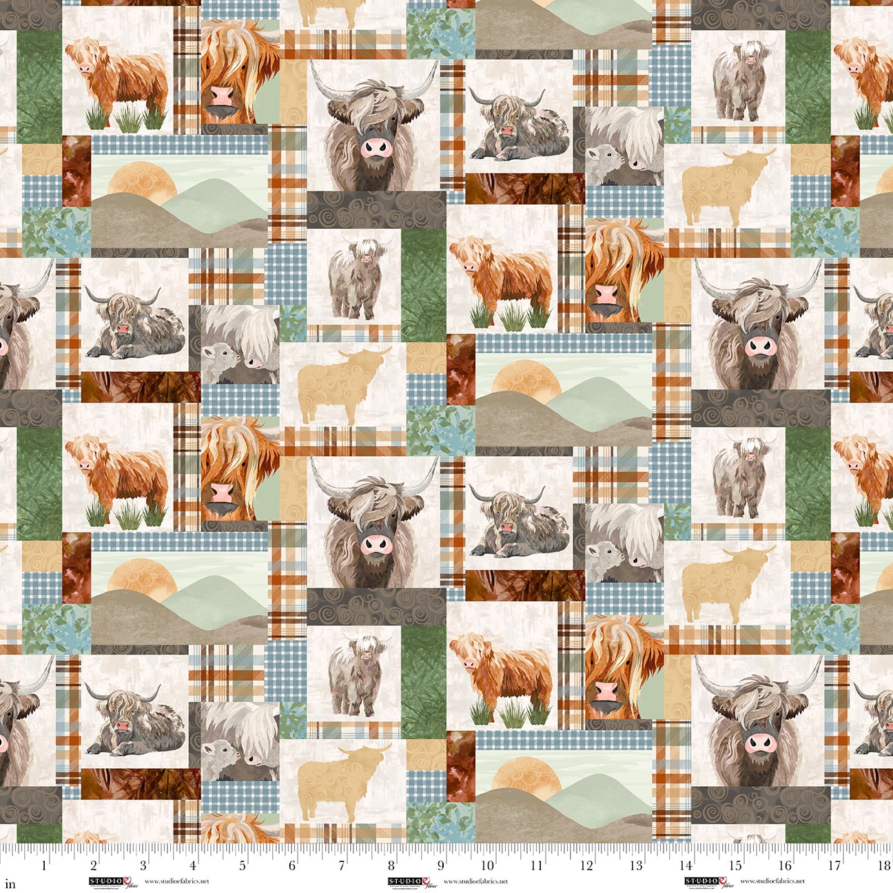 Highlander - Patchwork - by Cat Thurman Designs by Studio E Fabrics ...