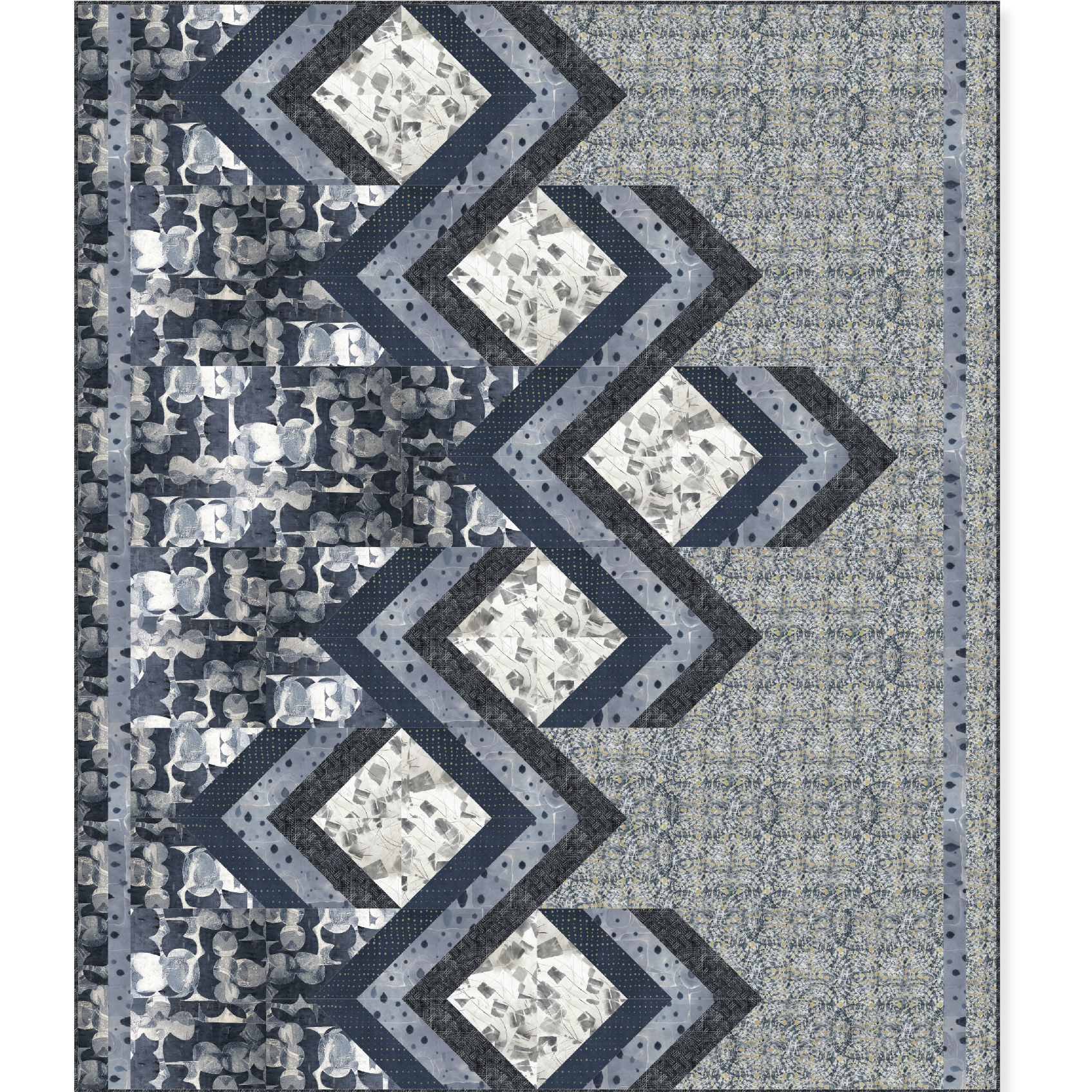 Leading Edge Quilt Kit • Eclipse by Sarah Sczepanski • 60×72 – Mx Domestic