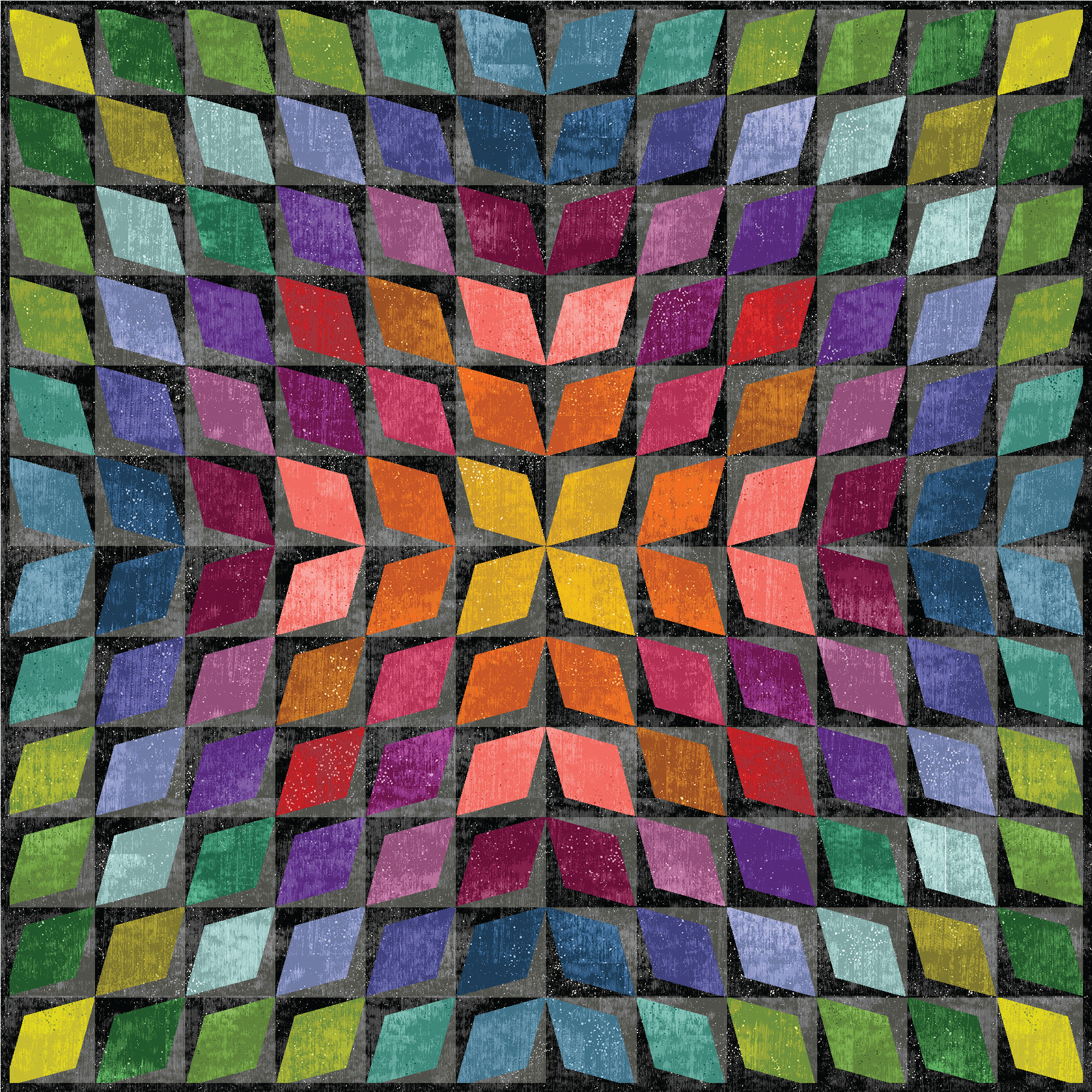 Wildflower Quilt Kit featuring Glaze by Libs Elliott – Mx Domestic