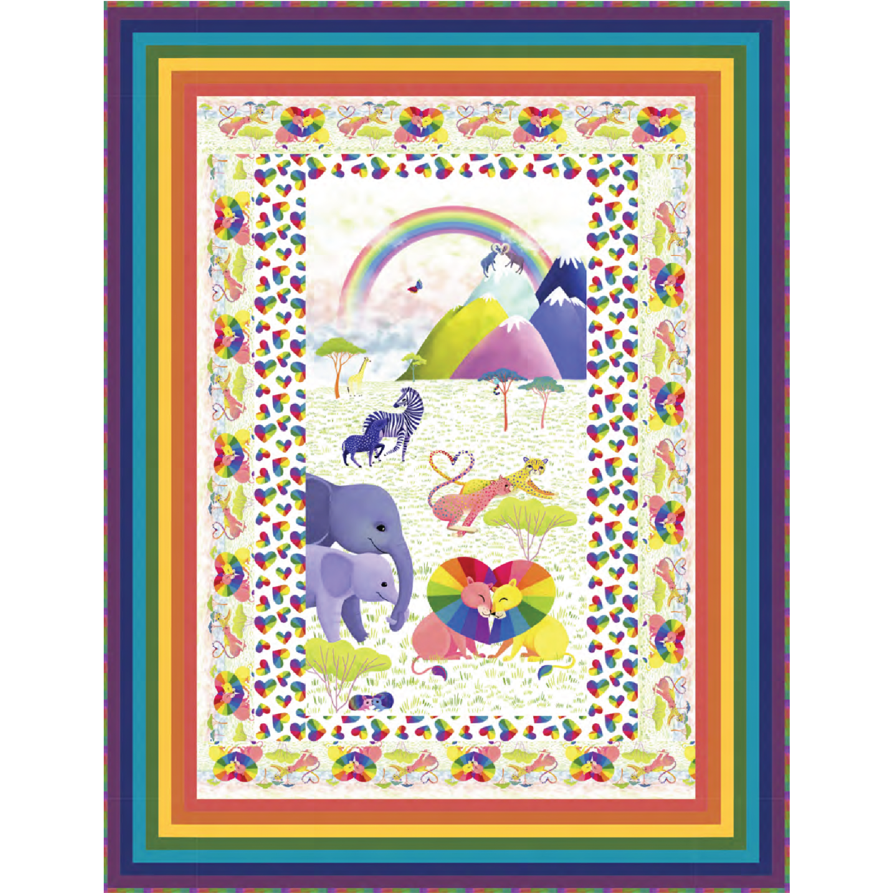 Wild Love Quilt Kit – Featuring Love in the Wild by Katy Tanis – Mx ...
