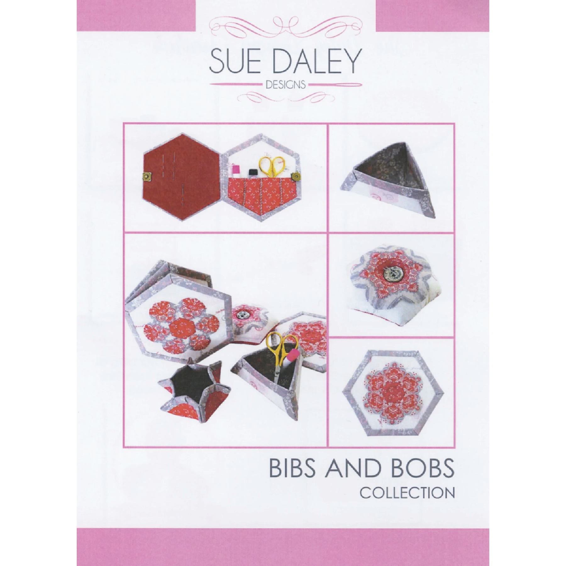 Bibs and Bobs Collection – EPP Pattern by Sue Daley Designs – Mx Domestic